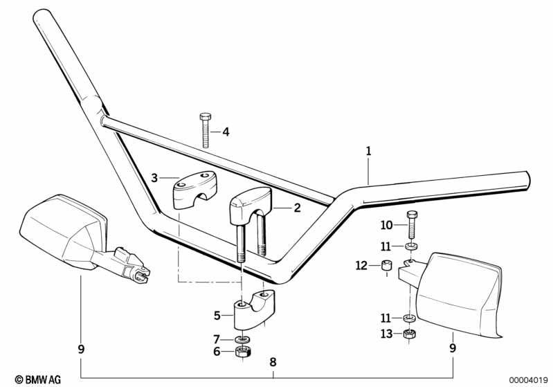 Genuine BMW 71602303472 Hand Guard, White, Right (Inc. R 80 G/S & R 10 – ML Performance