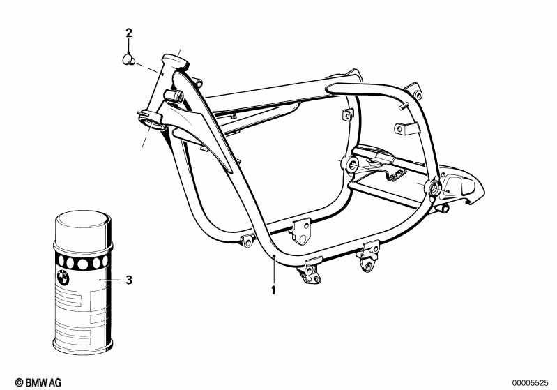Genuine BMW 46522301594 Center Stand (Inc. R45T) – ML Performance