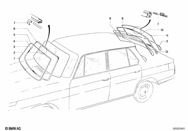 Genuine BMW 51311801530 Filling Rubber L=3650 mm (Inc. 2000tilux ...