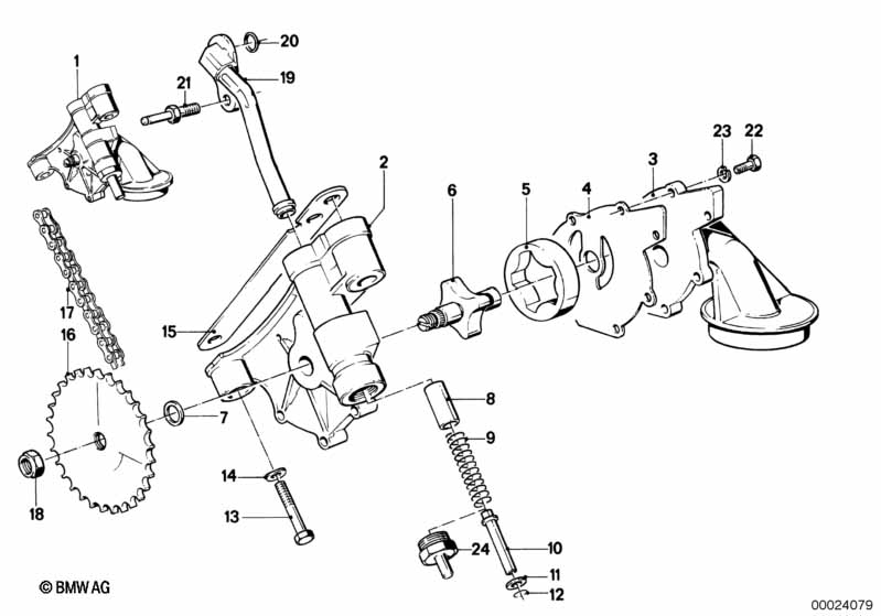 Genuine BMW 11411267200 E30 (K1, E12 Washer (Inc. 2002turbo, 1502 & 20 ...